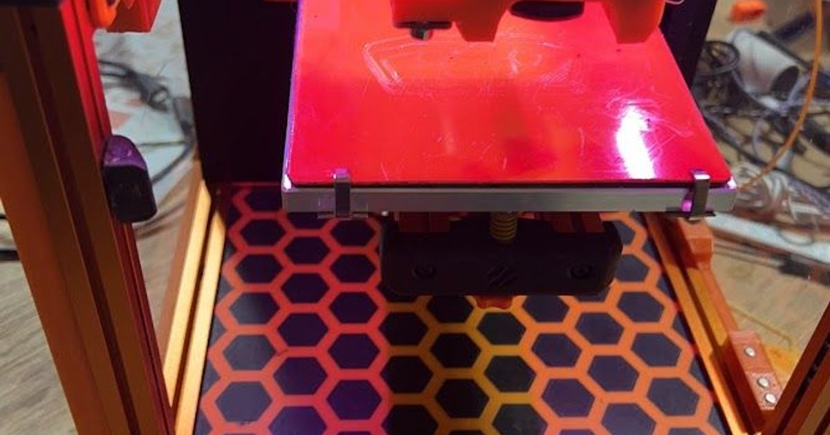 Voron 0.1 Hex pattern base cover by robertgriffiths | Download free STL ...