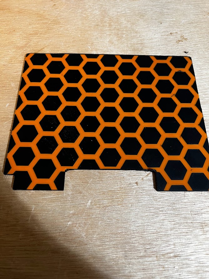Voron 0.1 Hex pattern base cover by robertgriffiths | Download free STL ...
