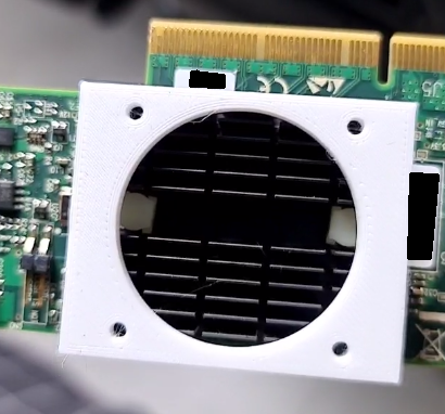 Mellanox ConnectX-2 40mm fan bracket - Alternate version by Tacos ...