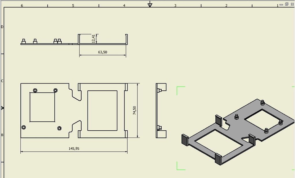 Stand for Arduino and project board. by Adam | Download free STL model ...
