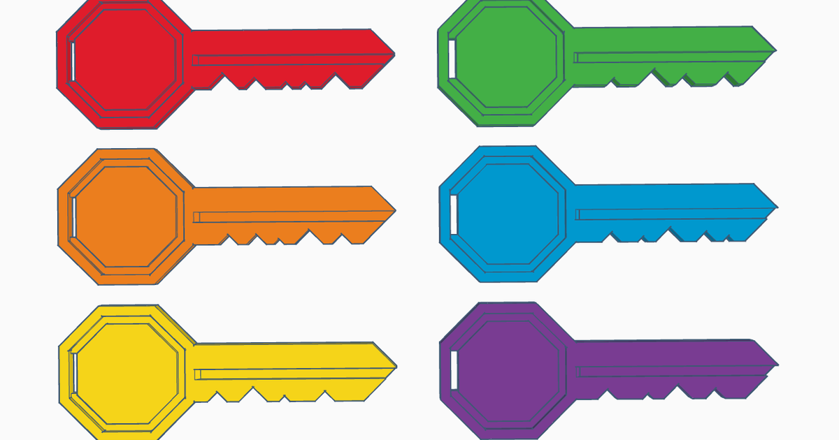 Keys by Vojta Smerekovský | Download free STL model | Printables.com