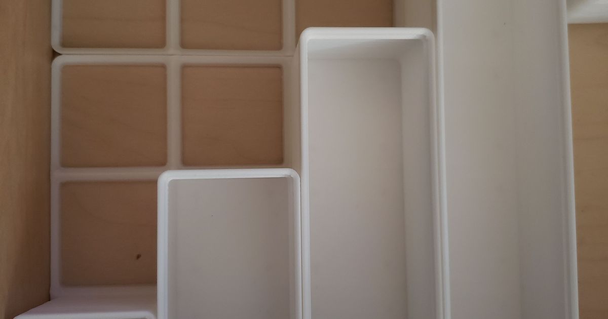 Gridfinity open-ended segment bins/boxes by cjpeach | Download free STL ...