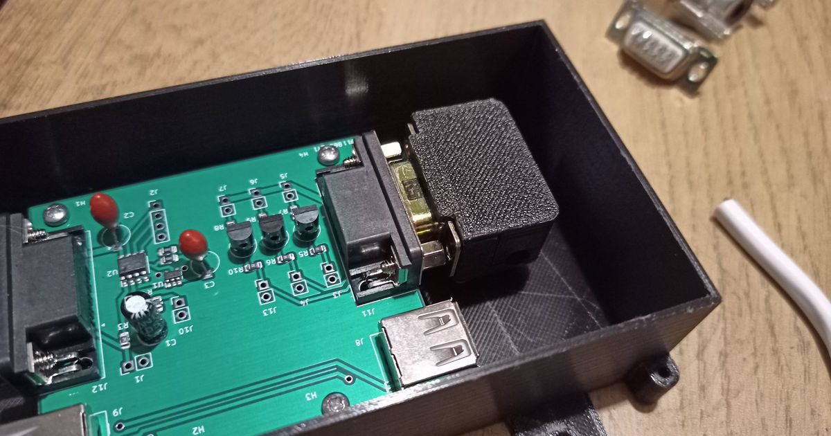 D-Sub backshell 9 way small with R/A wiring by Naich Roolz | Download ...