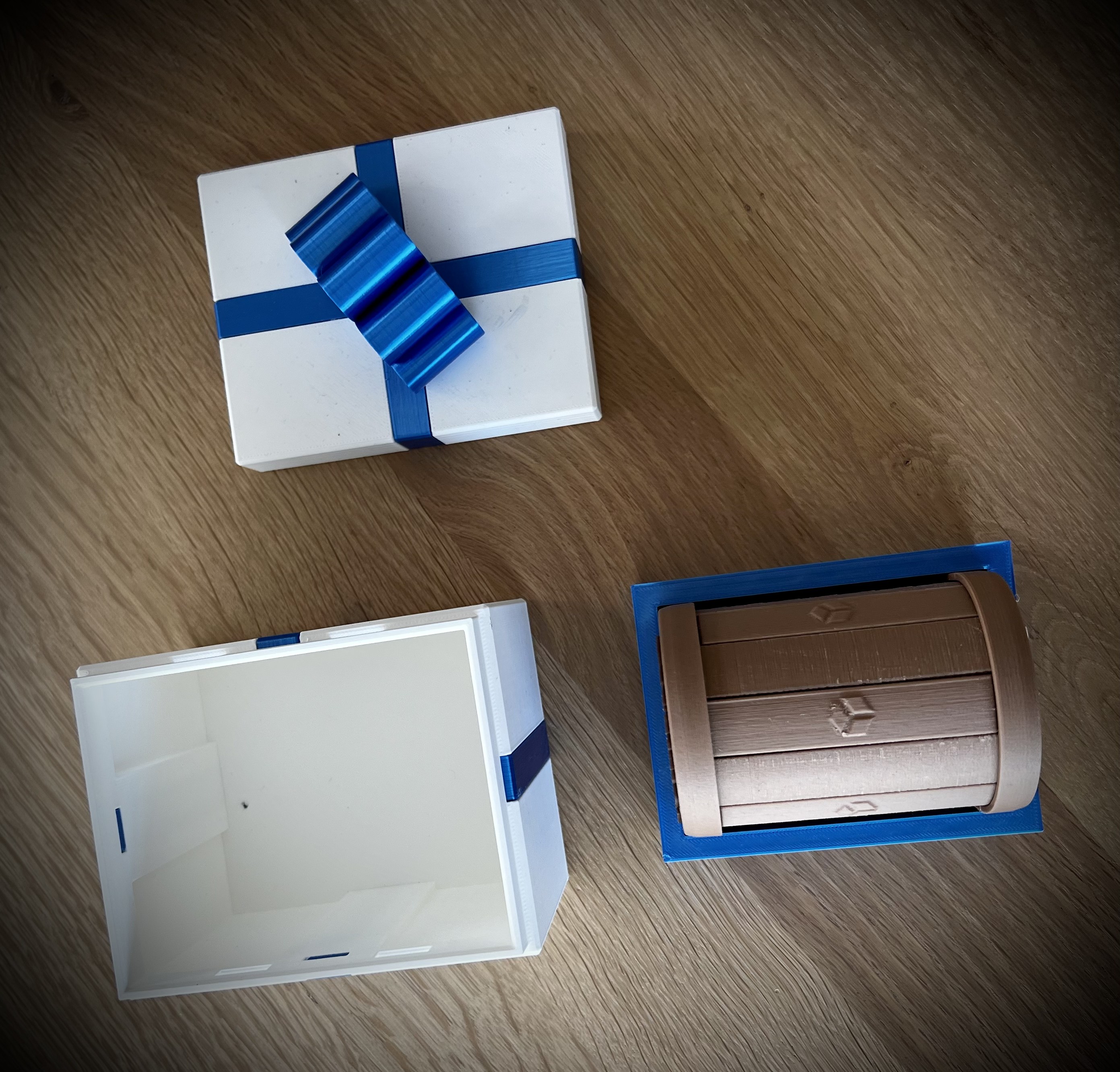 Gift Box for 3D Printy Treasure Chest Puzzle Box - Update by Pierre ...