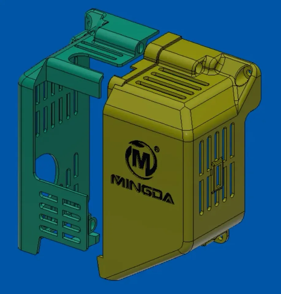 Mingda Magician Series 2 Piece Extruder Cover by SteveK318 | Download ...