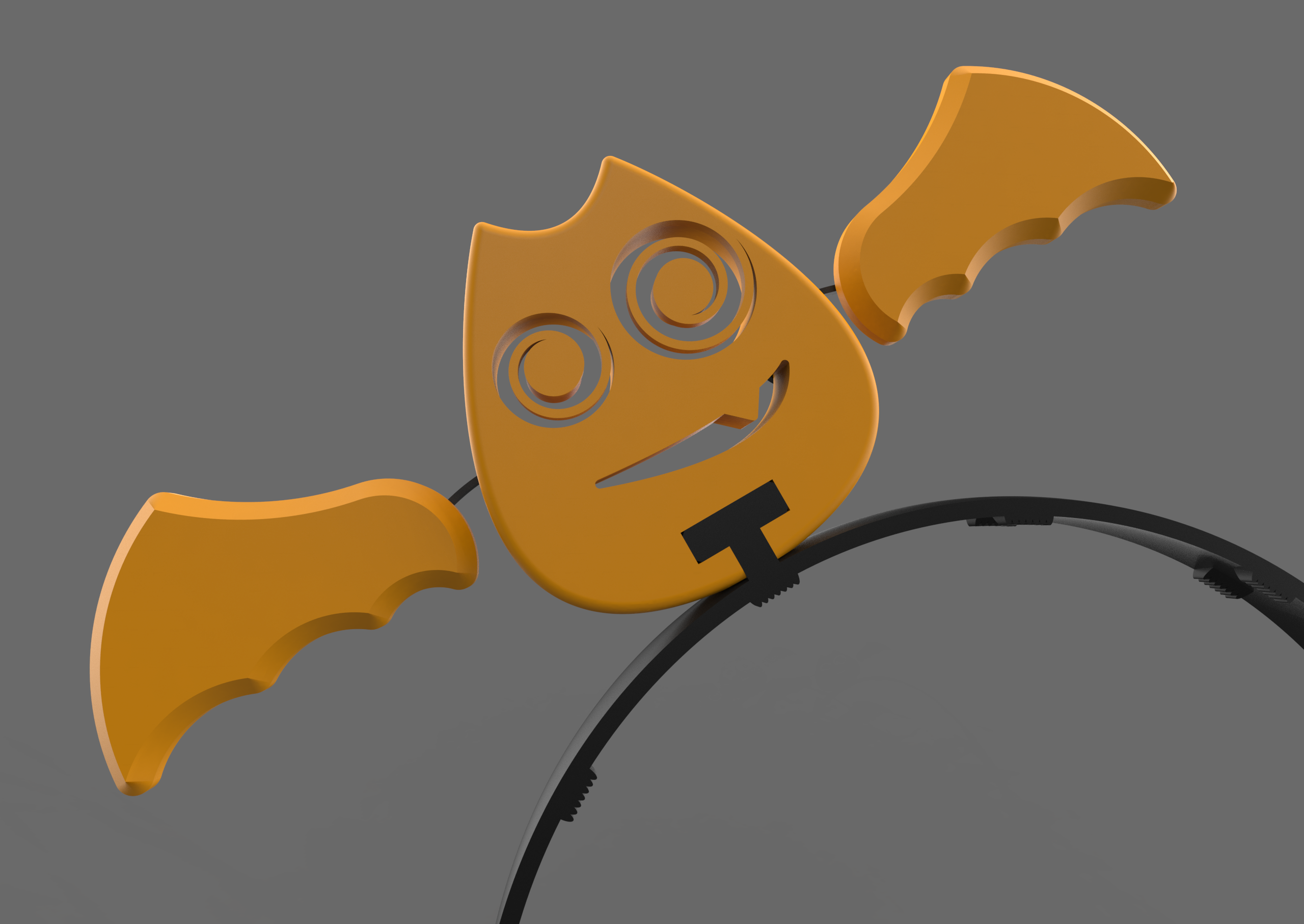 Halloween Headband by Monster Made | Download free STL model ...