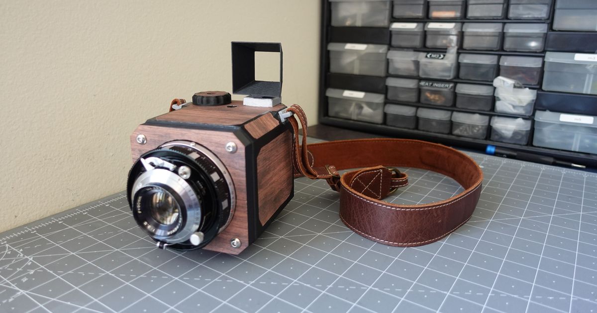 Medium Format Camera with 3D Printed Ratchet by MechRedPanda 机械小熊猫 ...