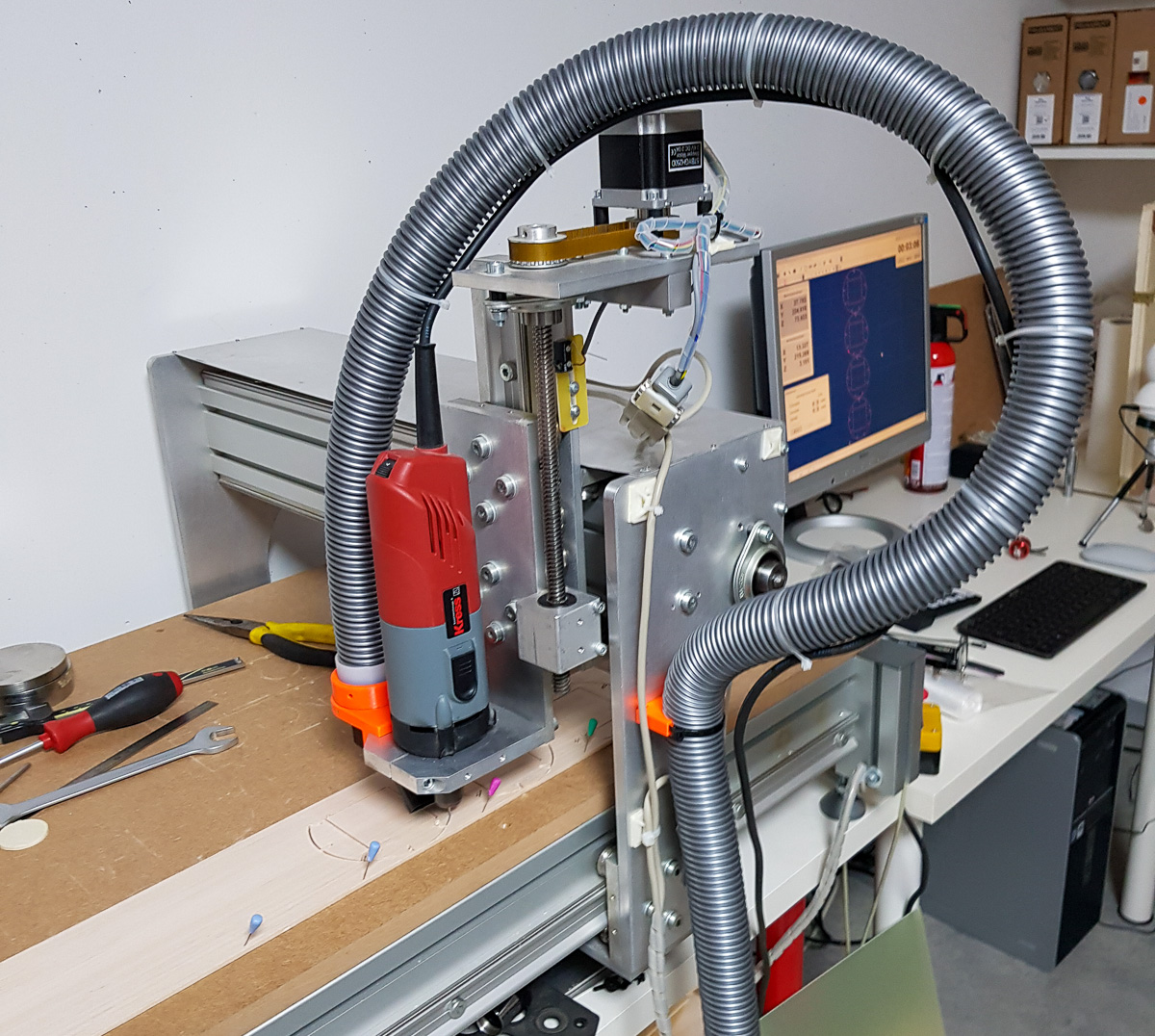 CNC router dust collector NEW Nozzle by Alexander | Download free STL ...