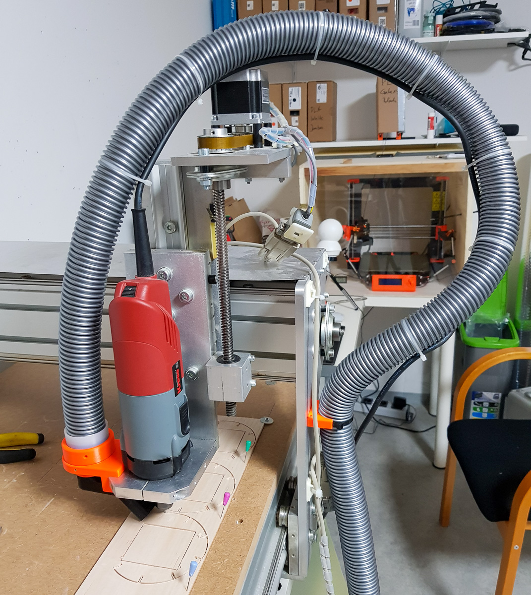 CNC router dust collector NEW Nozzle by Alexander | Download free STL ...