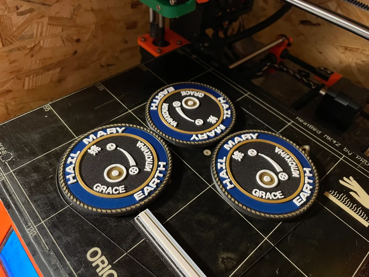 Project Hail Mary - mission patch by delfini | Download free STL model ...
