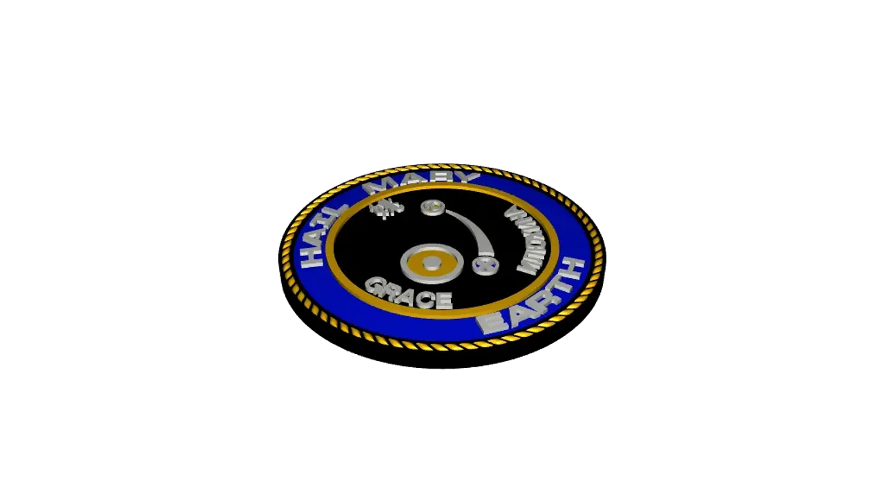 Project Hail Mary - mission patch by delfini | Download free STL model ...