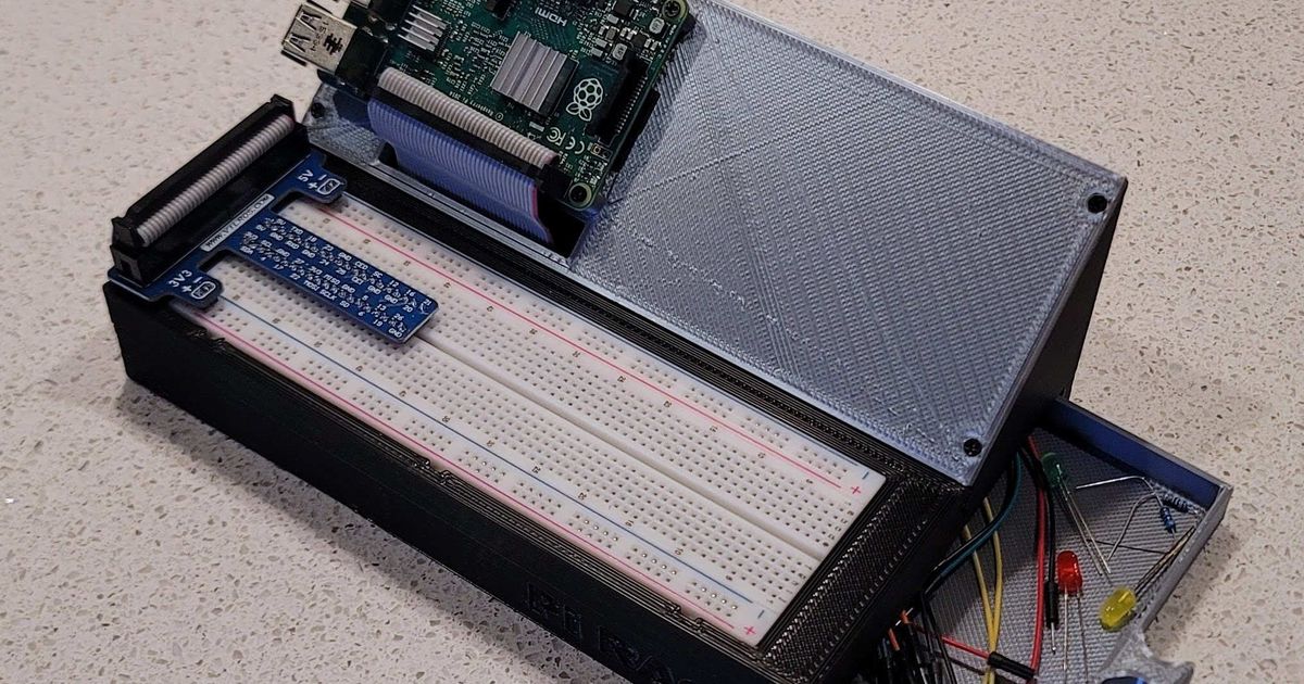 Modular Raspberry Pi Workbench by jcar | Download free STL model ...