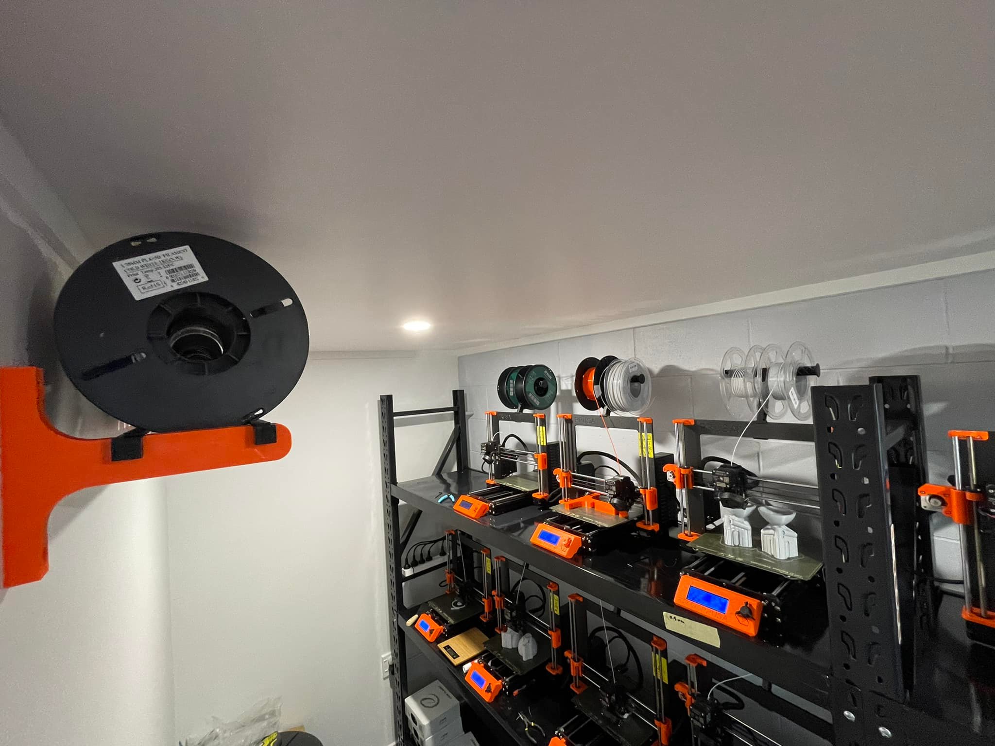 Wall Spool Rack Space Saver by IK3D | Download free STL model ...