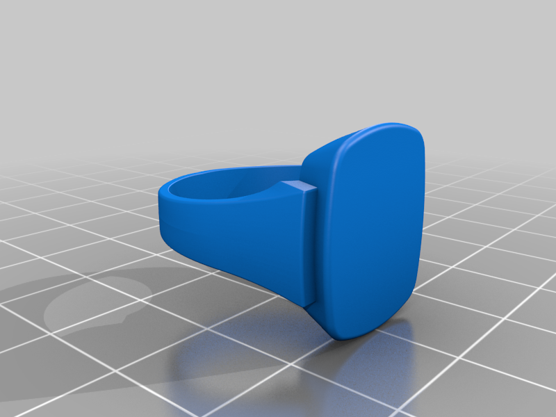 Signet Ring by K1000r | Download free STL model | Printables.com