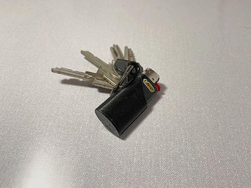 Bic mini Lighter Keychain by K1000r | Download free STL model ...