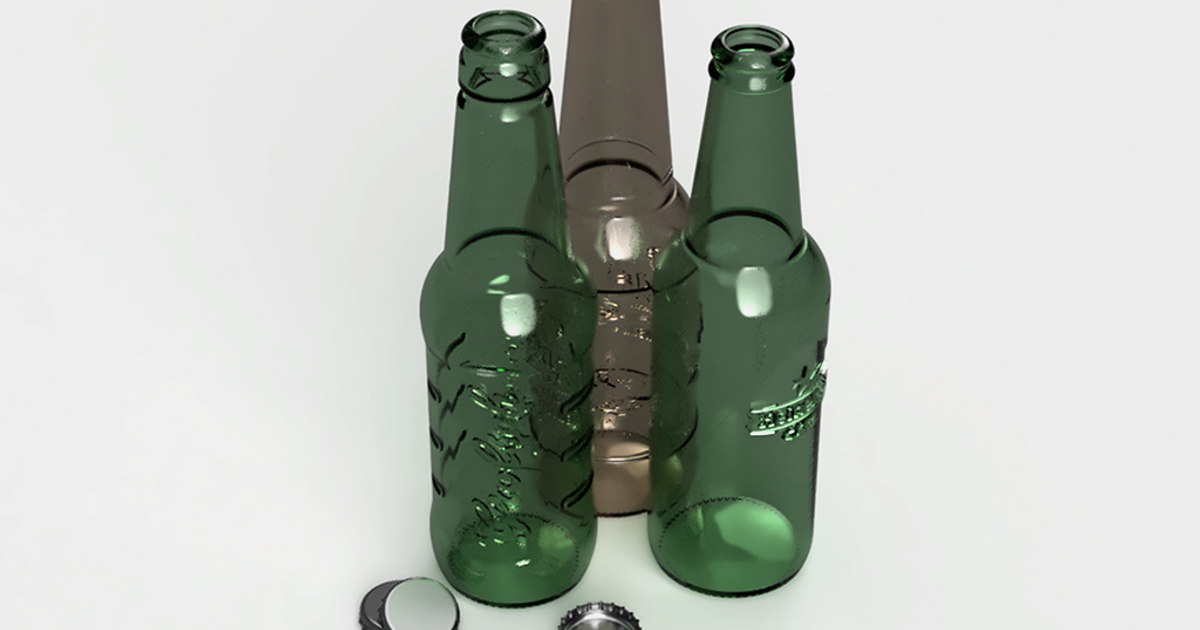 Beer Bottles - Grolsch Brand Heineken by K1000r | Download free STL ...
