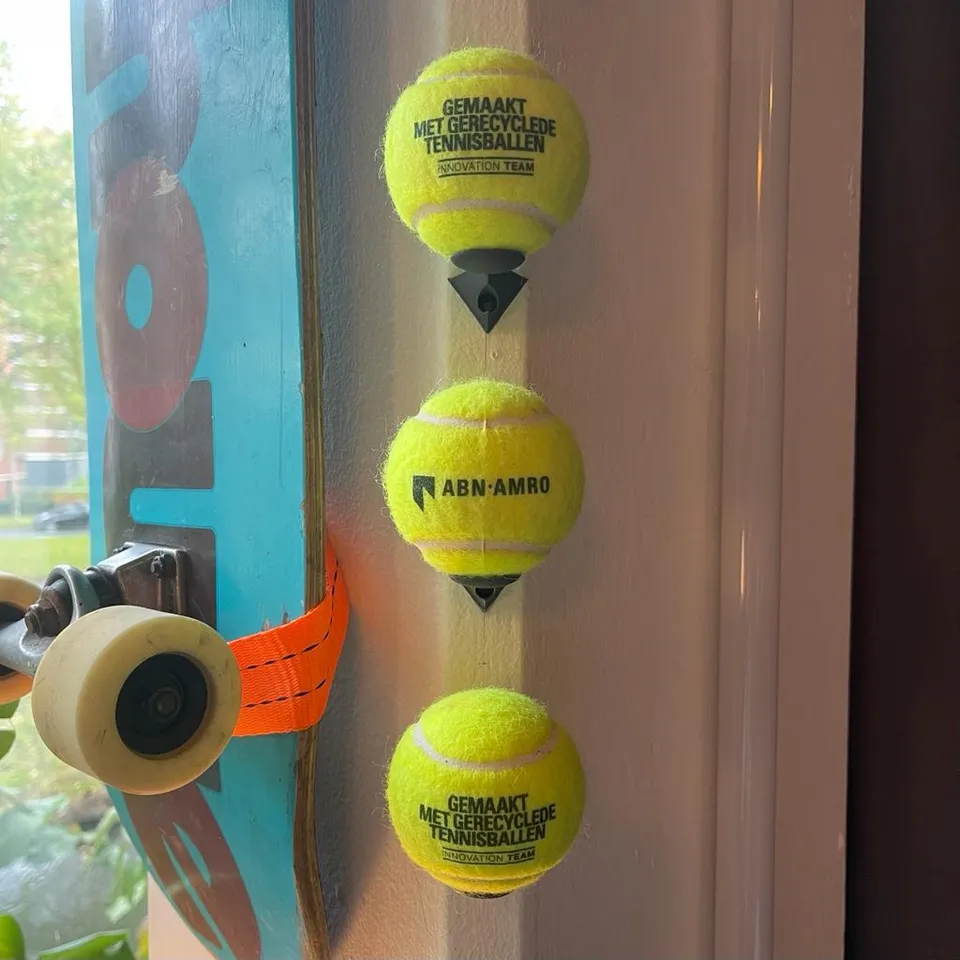 Tennis Ball Wall Display by K1000r | Download free STL model ...