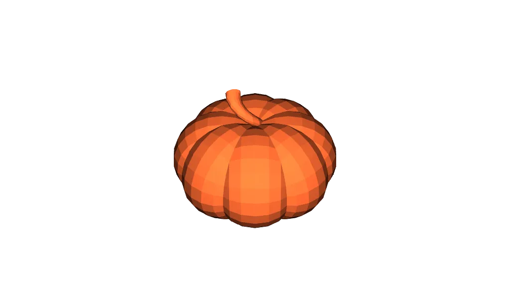 Small Pumpkin by biolore | Download free STL model | Printables.com