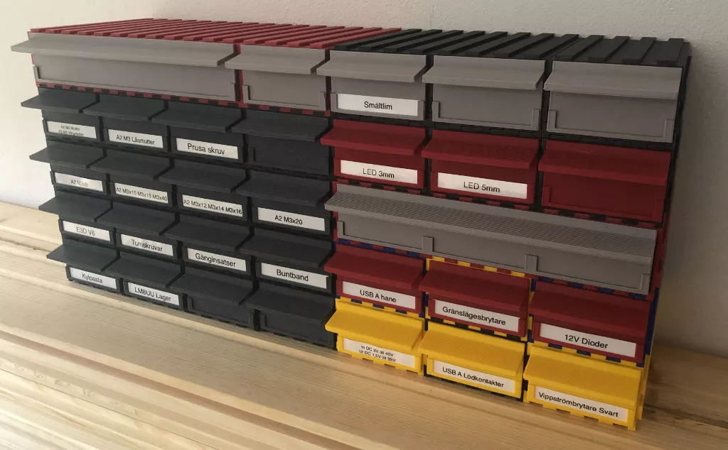 Modular organizer boxes by r3l471v157 | Download free STL model ...