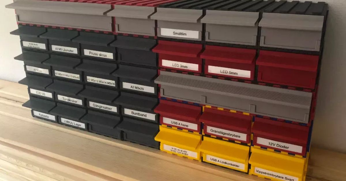 Modular organizer boxes by r3l471v157 | Download free STL model ...