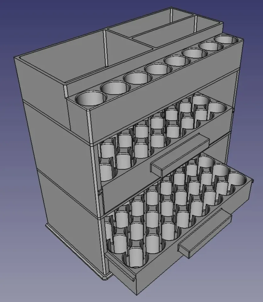 Alcohol Ink Storage Drawers by Beta Gallagher | Download free STL model ...