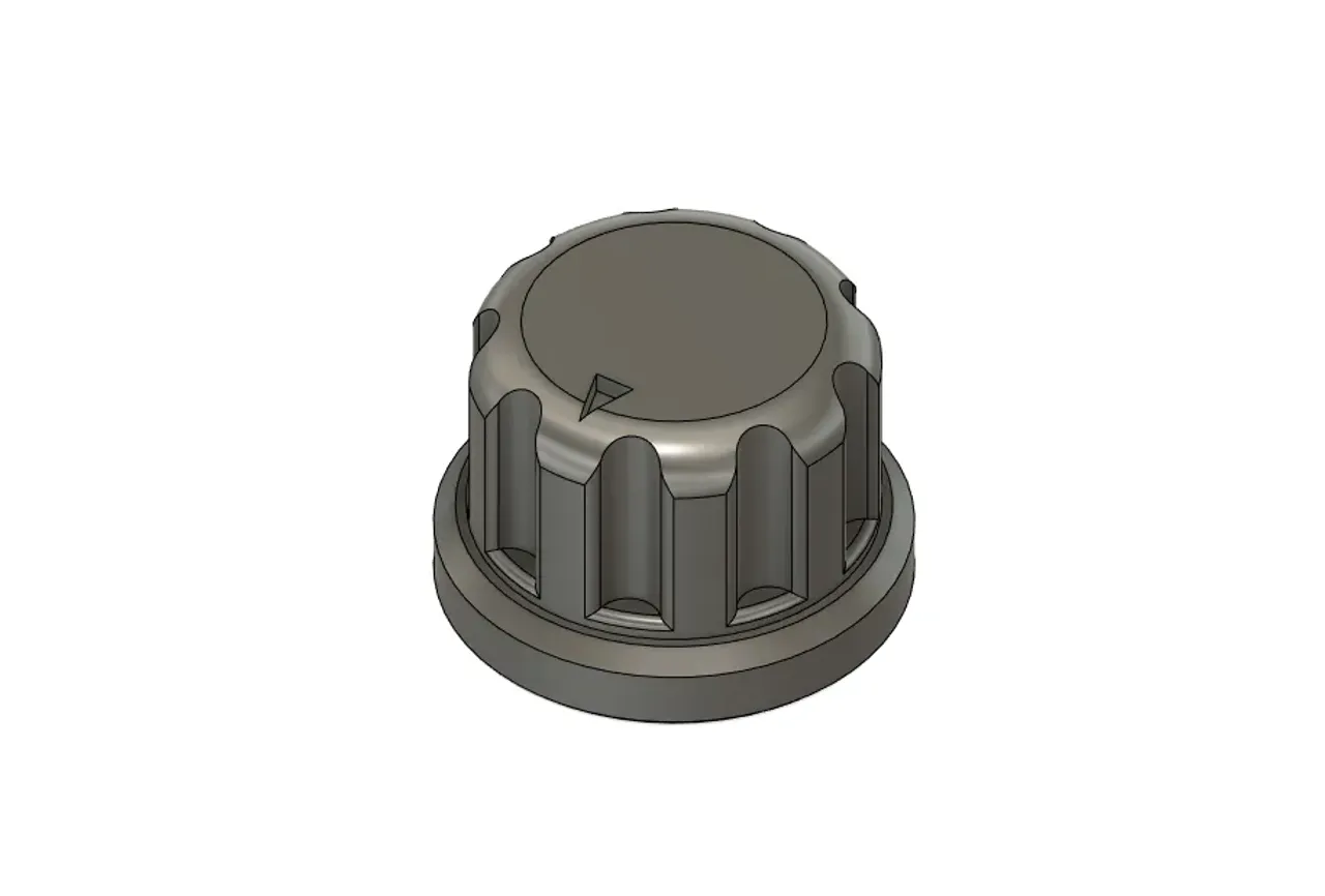 Potentiometer Knob 6mm by Spoica Industries | Download free STL model ...