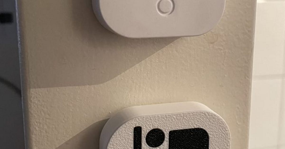 Dinner/bedtime button for IKEA Tradfri by Sebazzz | Download free STL ...