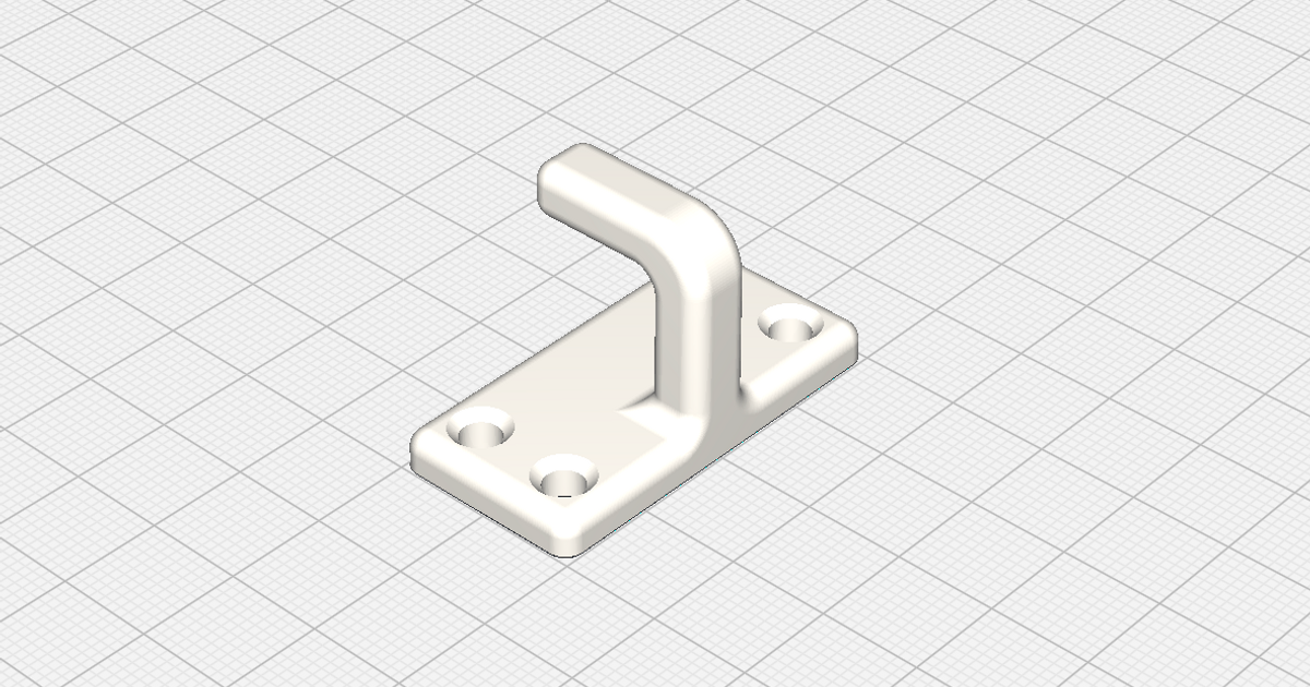Wall hook by Spockandlock | Download free STL model | Printables.com