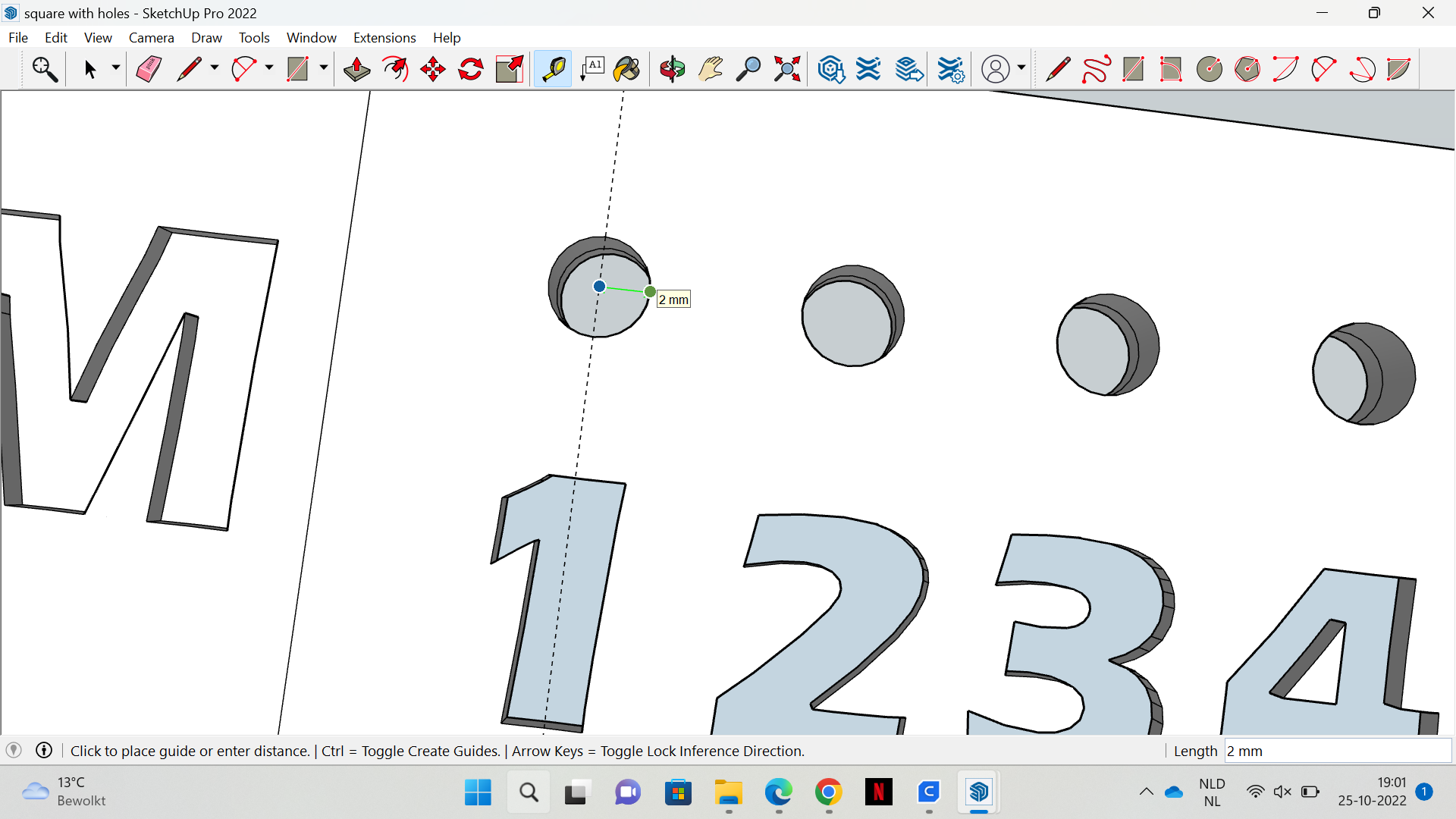 square with holes (diameter 4mm) by martijn geraerts | Download free ...