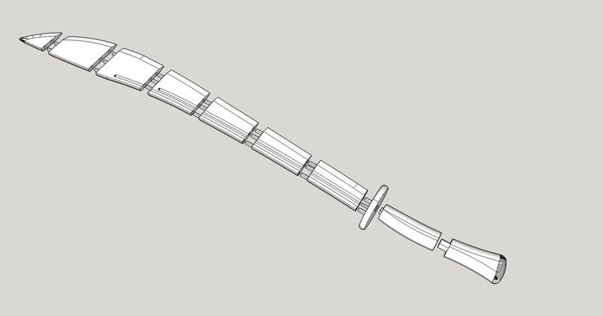 Chinese Sabre -Full Size- by samsve | Download free STL model ...