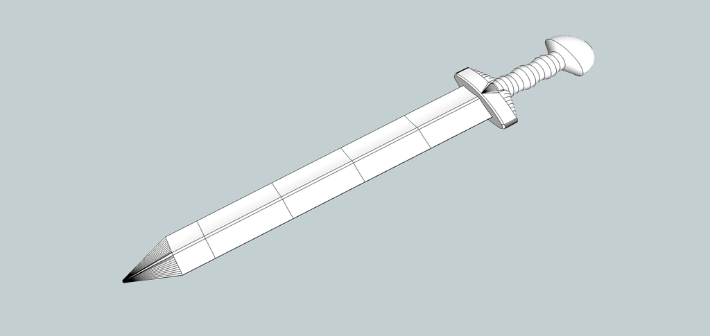 Gladius Sword -Full Size- por samsve | Descargar modelo STL gratuito ...