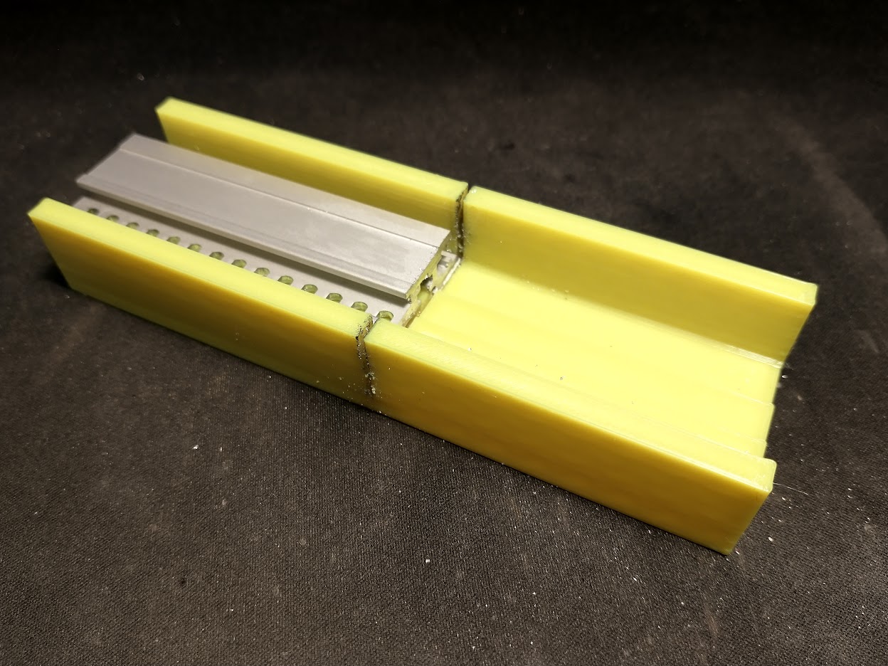 Eurorack Rail Cutting Jig by Acoustic Lemur | Download free STL model ...