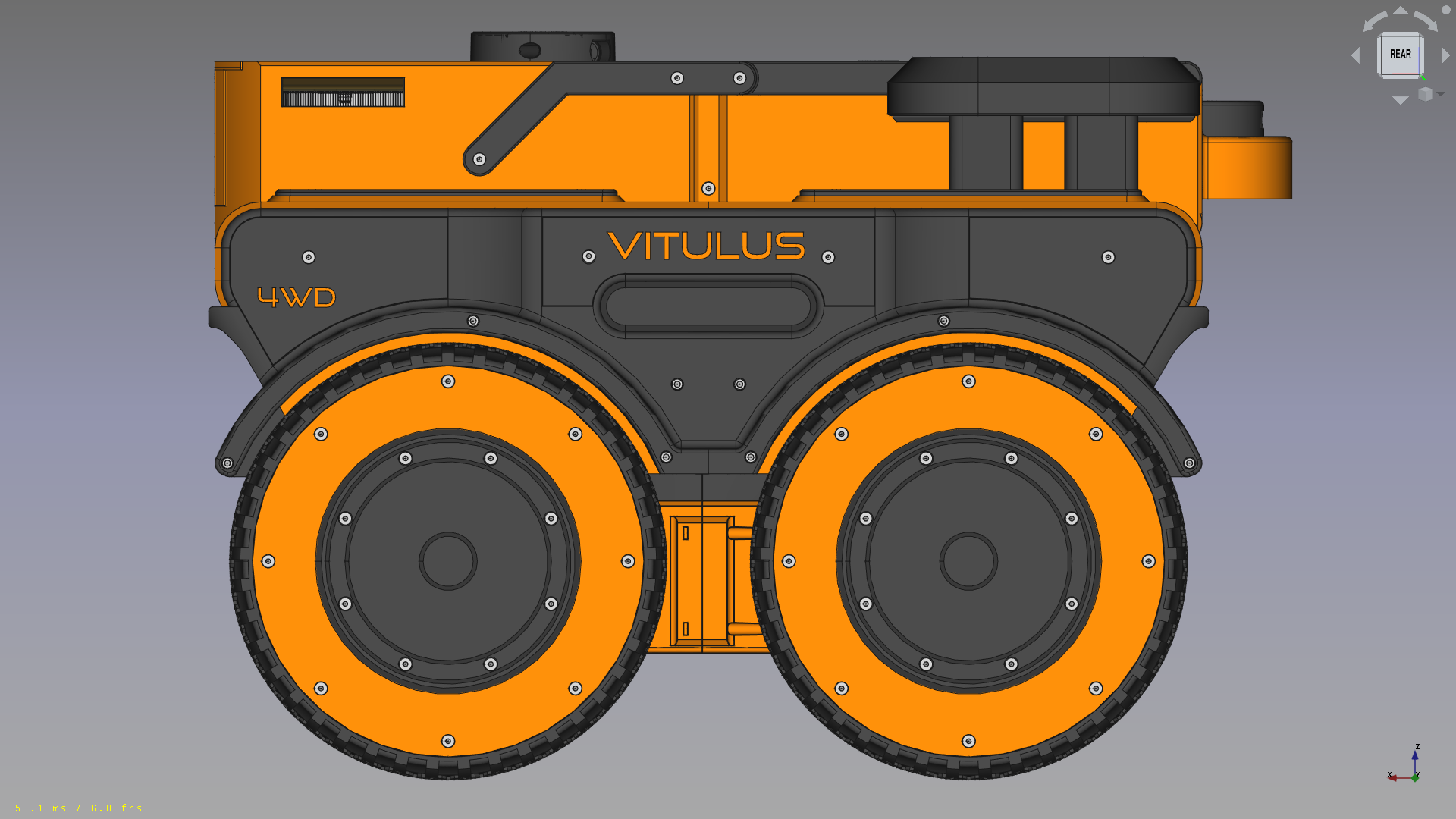 VITULUS robotic lawn mower by Robert Lacina | Download free STL model | Printables.com