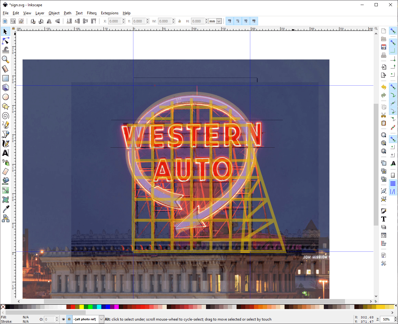 Laser Cut Kansas City Western Auto Sign by leonard | Download free STL ...