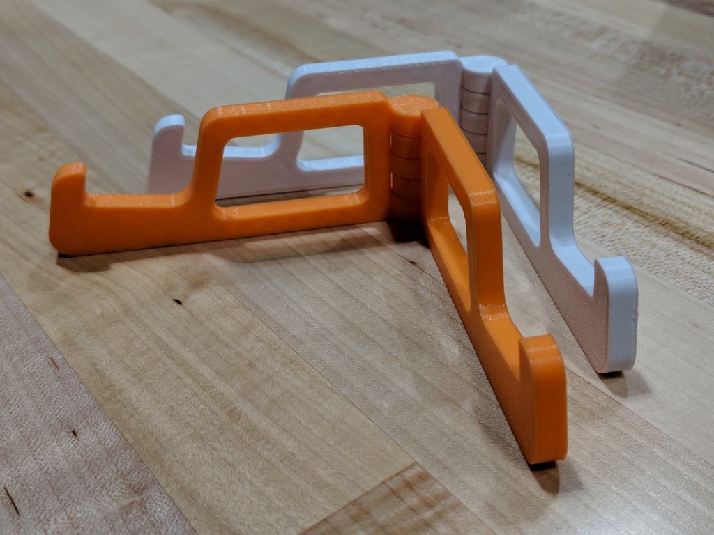 compact hinged phone stand by leonard | Download free STL model ...