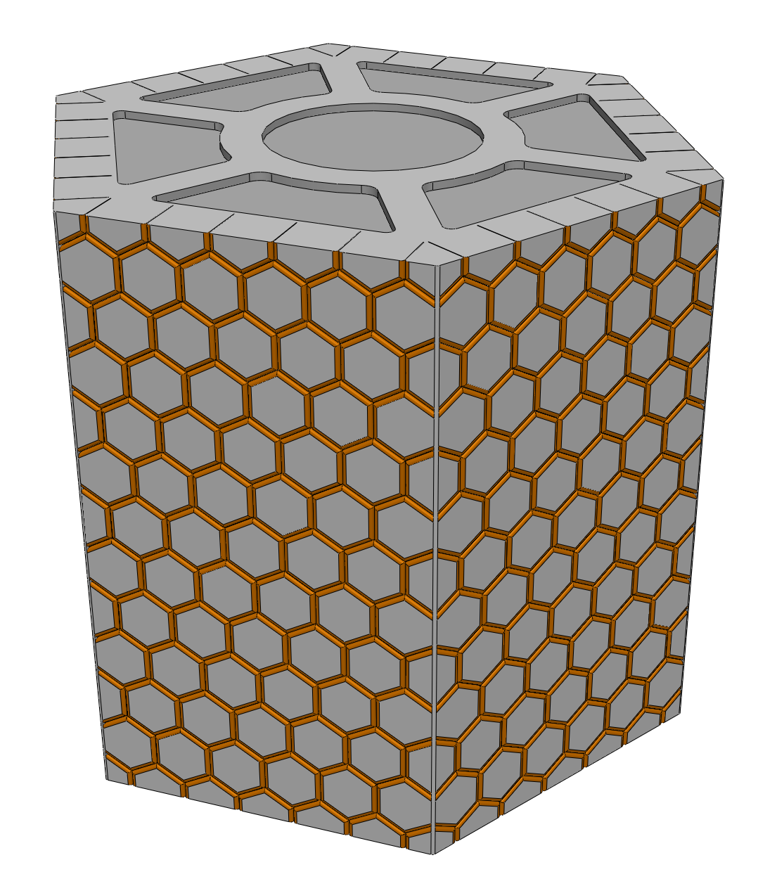 Hex lampshade by Lnnrd | Download free STL model | Printables.com