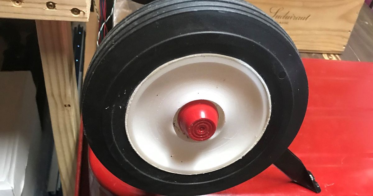 Replacement Wheel Center Radio Flyer Red Wagon by Tactless Wookie ...
