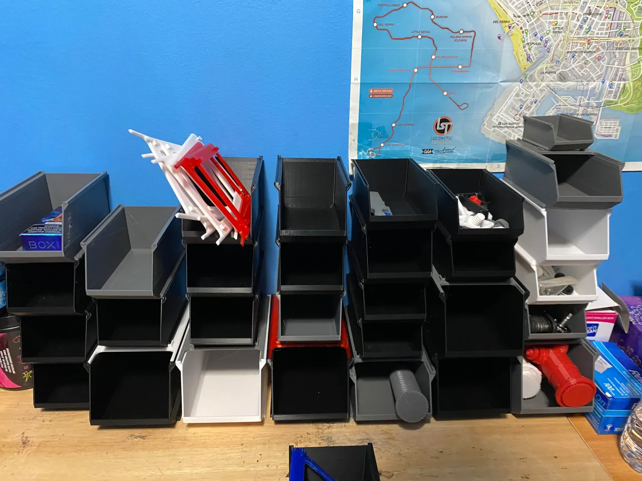 Stackable Bins by Pystlz | Download free STL model | Printables.com