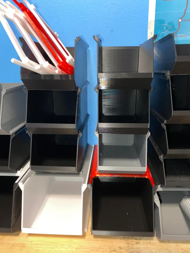 Stackable Bins by Pystlz | Download free STL model | Printables.com