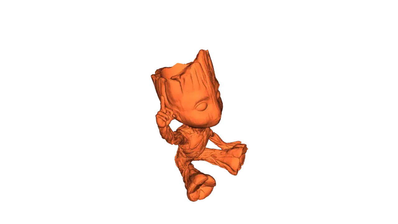Groot Middle Finger Planter by ifon | Download free STL model ...