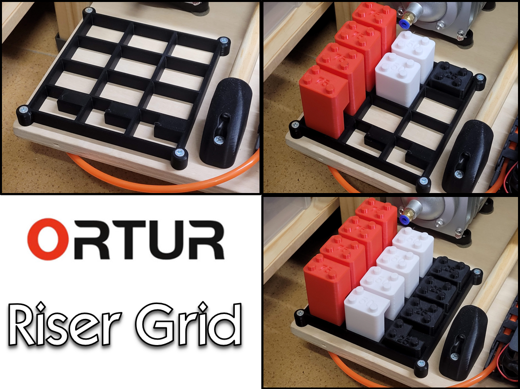 Ortur Accessory - Riser grid holder by Olo Deepdelver | Download free ...