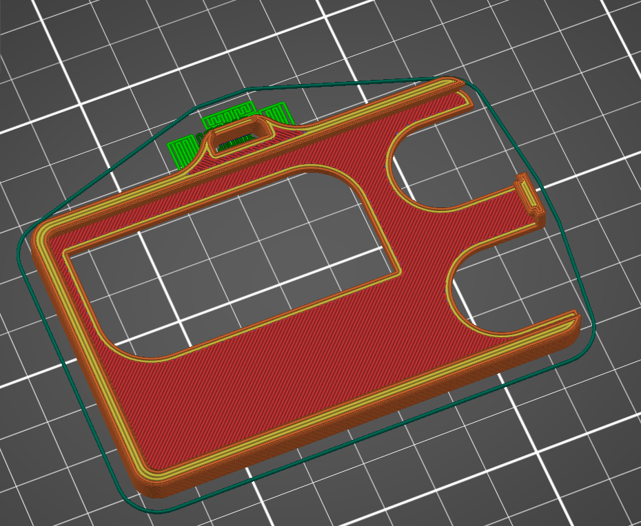 Badge holder for 2 or 3 badge by Walli | Download free STL model ...