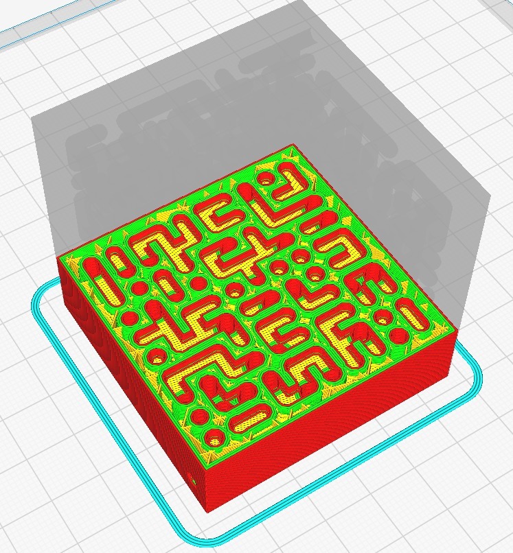 3D hollow maze for a small ball by Julian Chu | Download free STL model ...