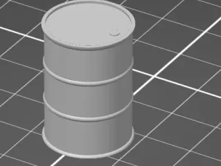 N Scale Oil Barrel by Jordan Ludusan | Download free STL model ...