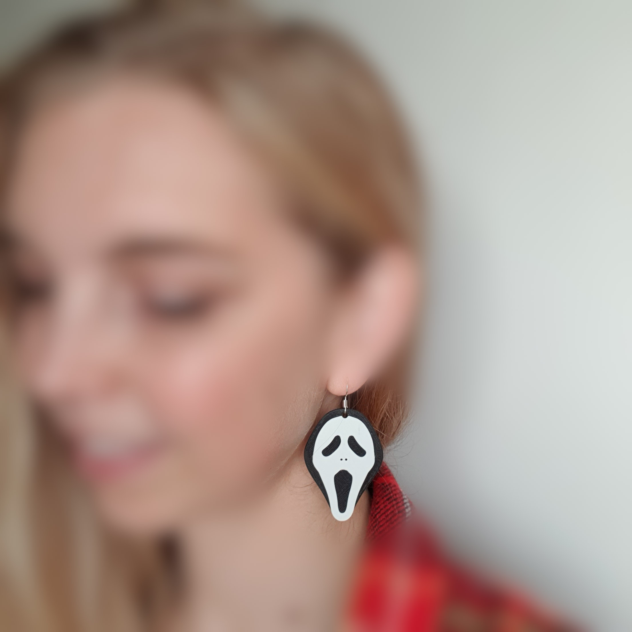 Scream earrings halloween por Melix | Descargar modelo STL gratuito ...