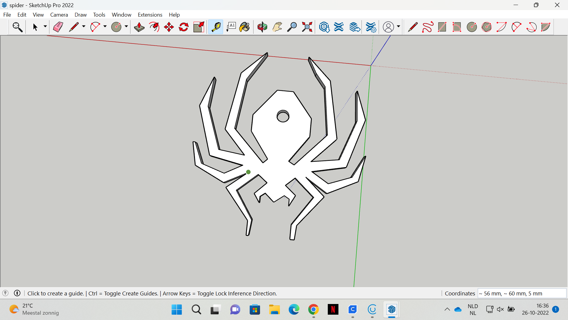 spider with a hole (diameter 6mm) by martijn geraerts | Download free ...