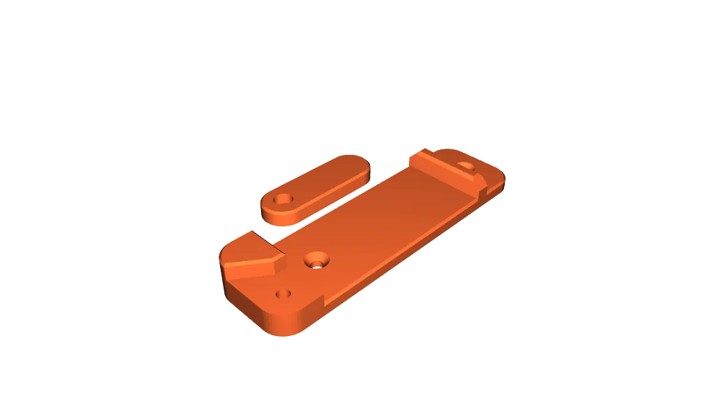 Dewalt Track Saw Track Mount by db | Download free STL model ...