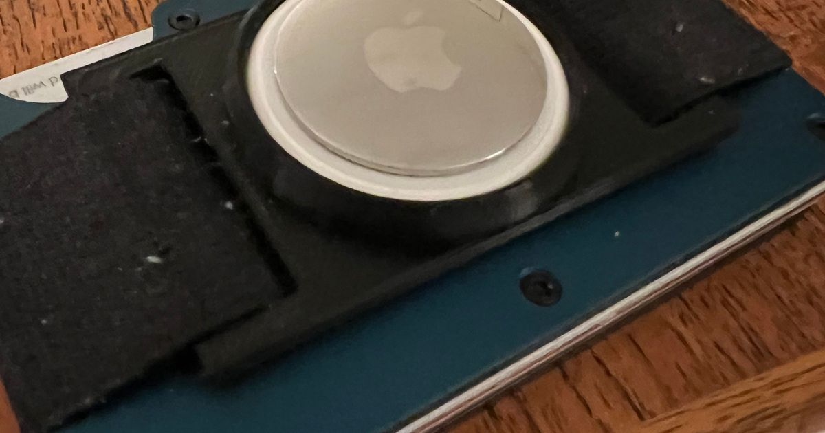 Ridge Wallet Airtag Strap Mount by Thomas | Download free STL model ...