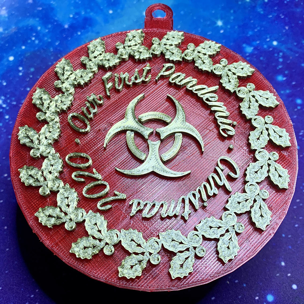 Our First Pandemic Ornament by mistrmakr | Download free STL model ...