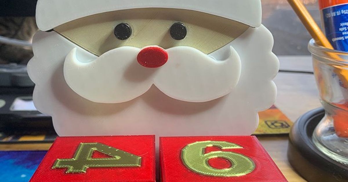 Christmas Countdown Cubes v1 by mistrmakr | Download free STL model ...